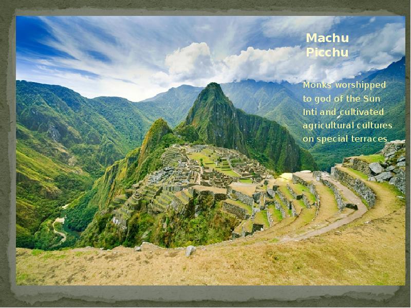 machu pikchu