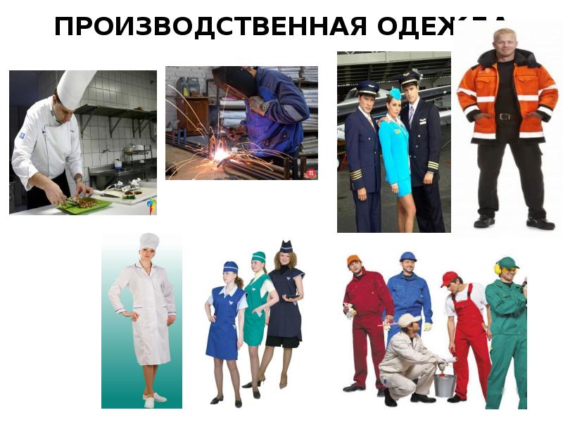 Виды одежды и её назначение