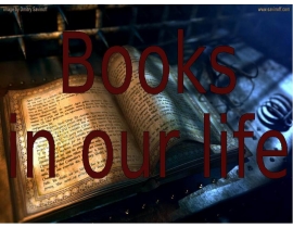 Books in our life