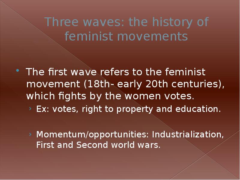 Introduction to comparative politics. Women’s movements