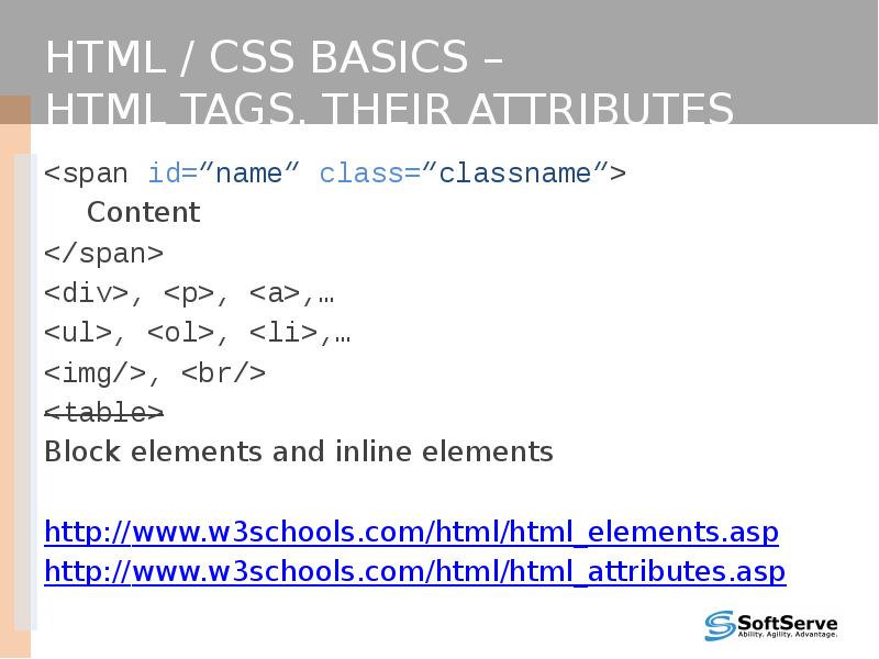 HTML and CSS. Site layout. Best practices - презентация, доклад, проект