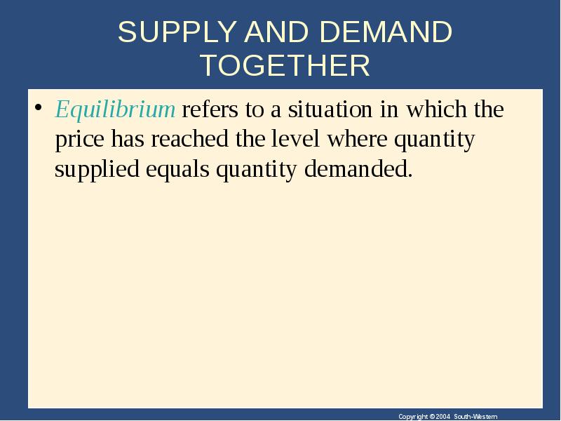 Supply and demand i: how markets work