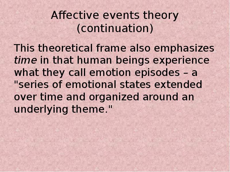 Motivation and emotions