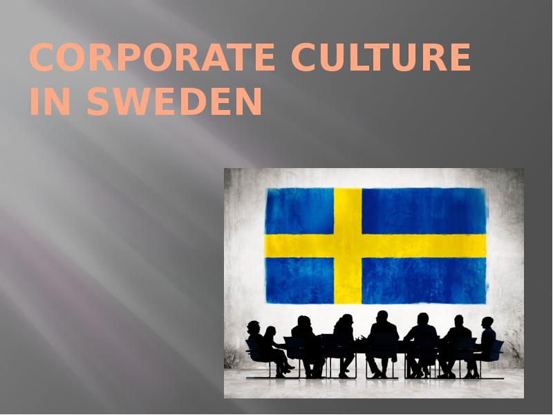 Corporate culture in Sweden