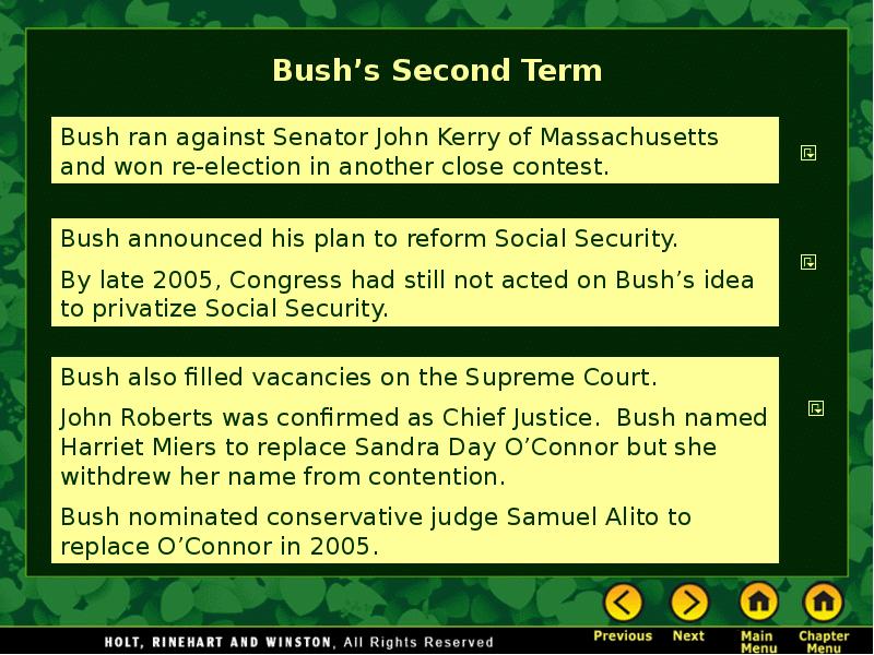 George W. Bush's presidency