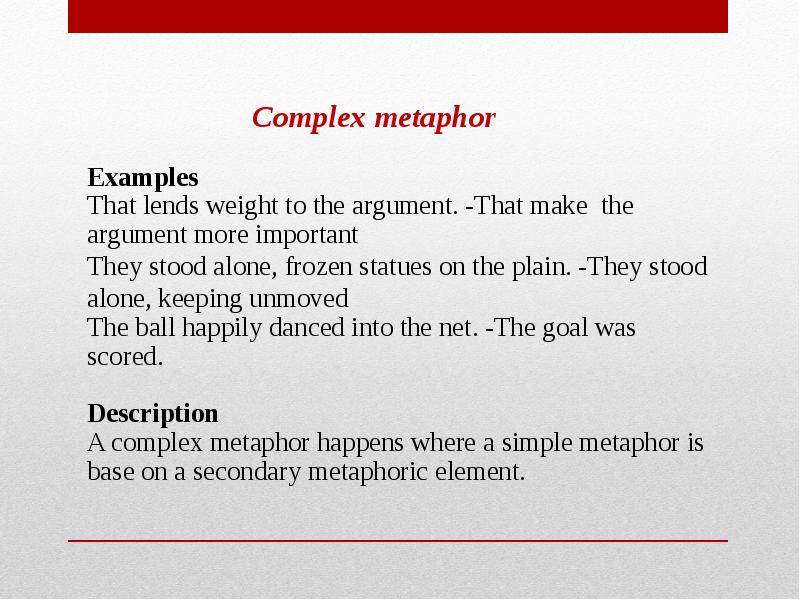 Metaphors. History of metaphors