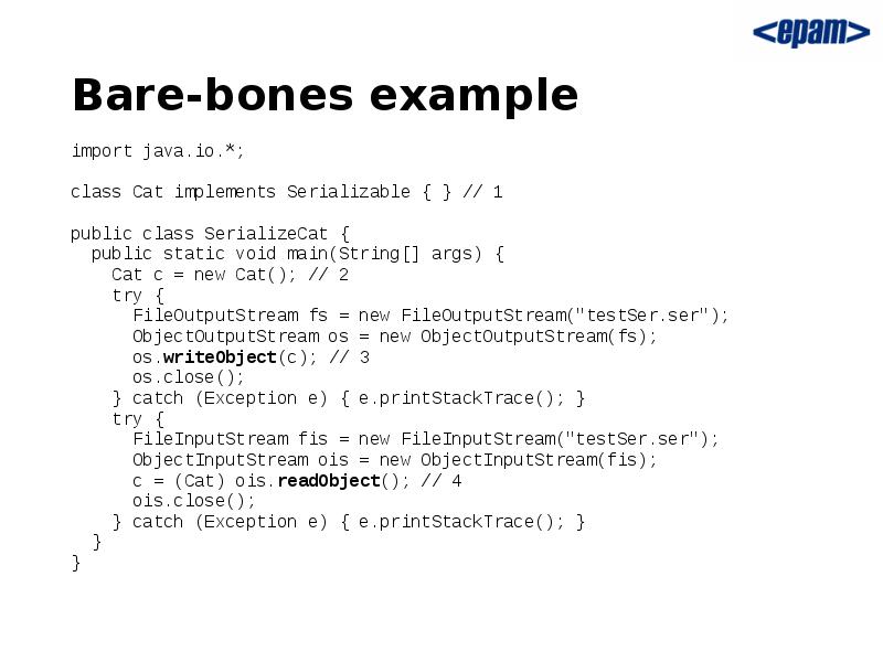Serialization in Java