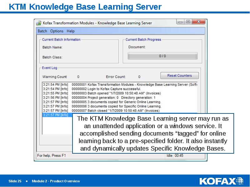 Kofax Transformation Modules 5. Module 2 – Product Overview