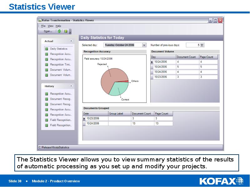 Kofax Transformation Modules 5. Module 2 – Product Overview