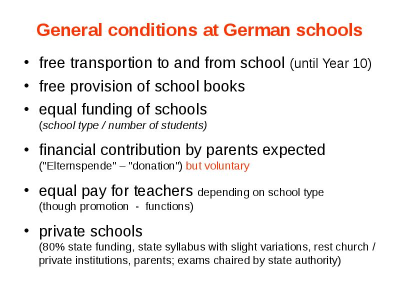 The German educational system