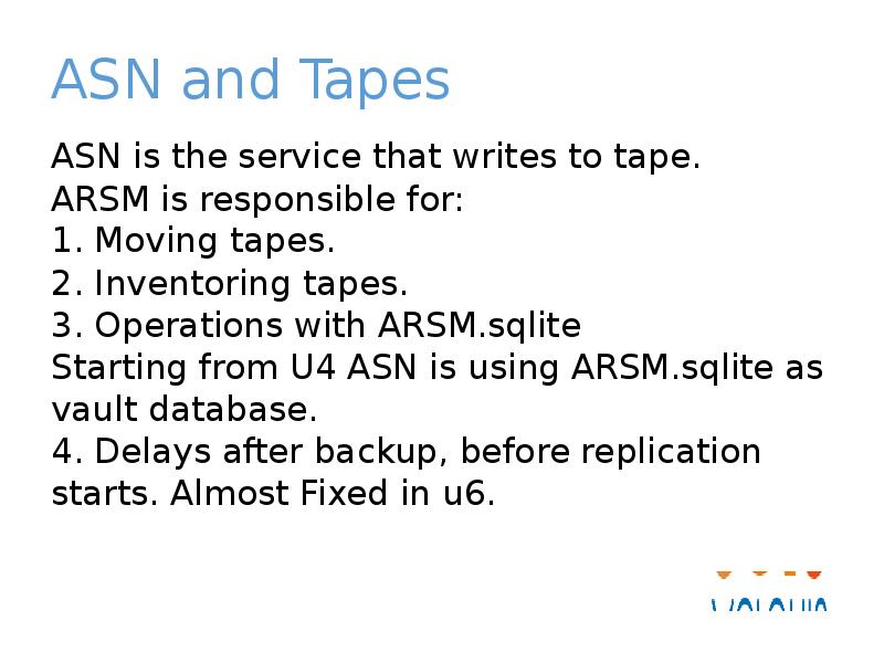 ASN and deduplication training
