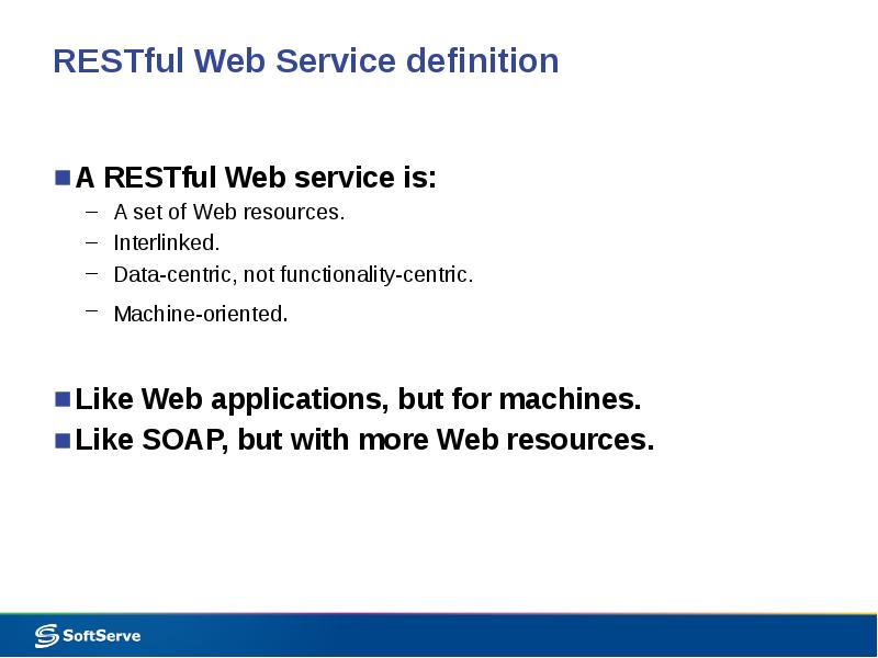 RestFul Services. Part 2