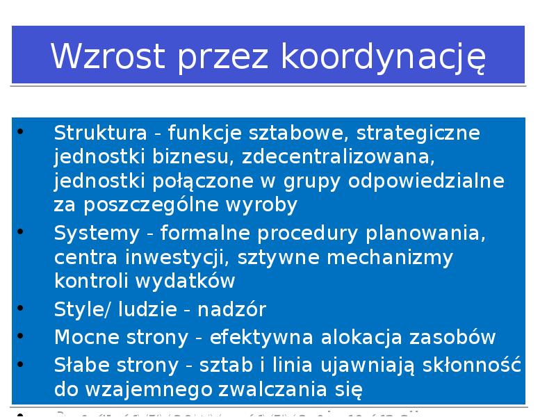 Zachowania organizacyjne. Model L.E. Greinera