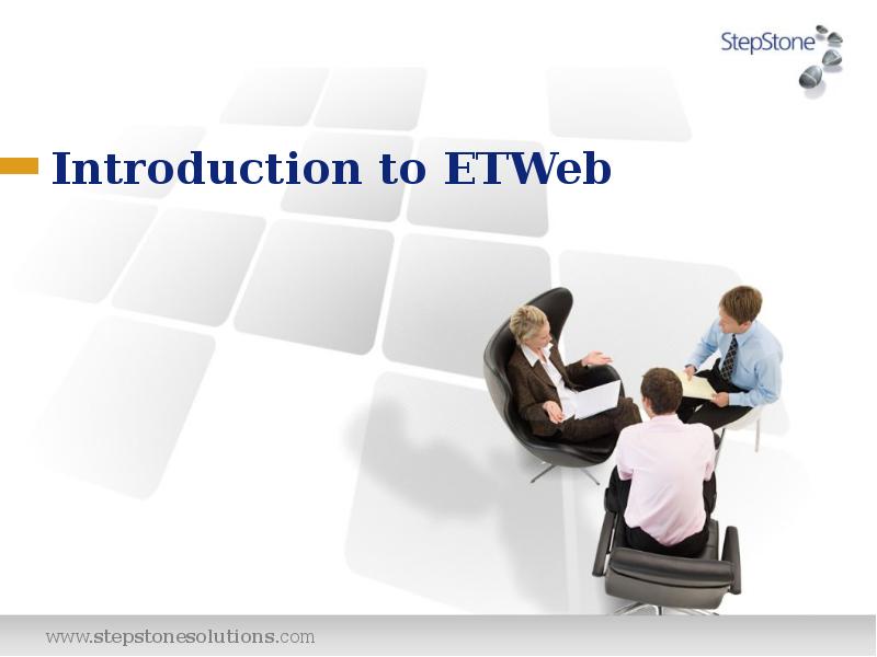 Introduction to ETWeb