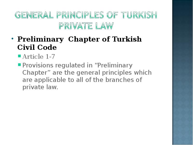 Turkish private law civil law