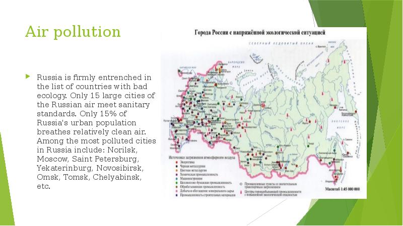 Enviroment. Air pollution