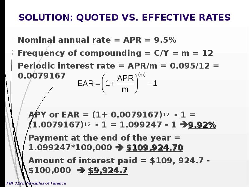 Interest rates. (Lecture 3)