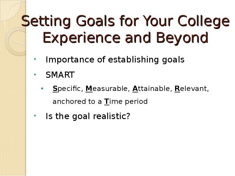 Exploring your purpose for attending college