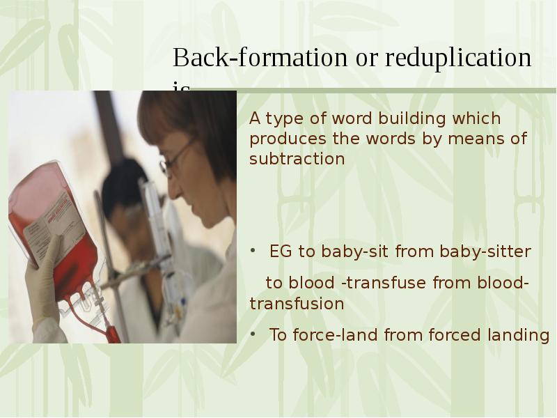 Lecture 6. Word-building (part 2 )