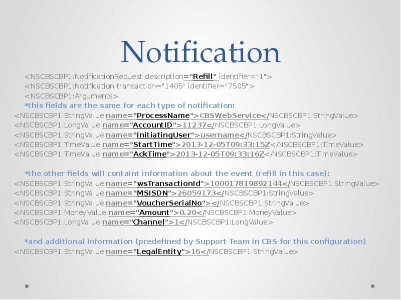 New Callback functionality for CBS (Callback Basic information)