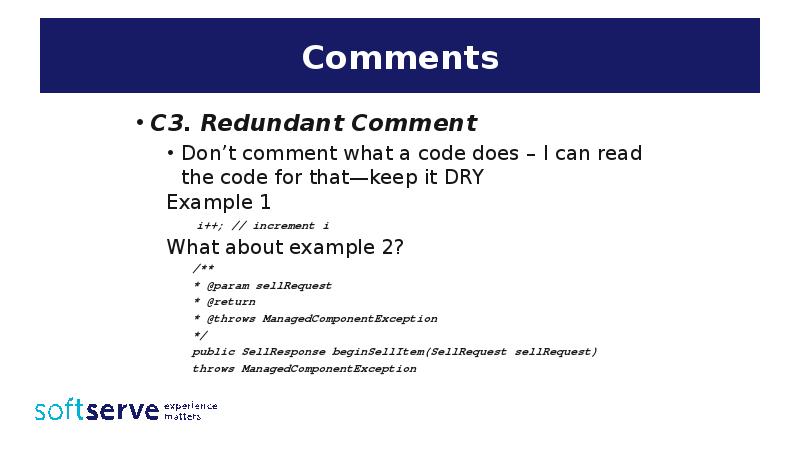 Code quality - презентация, доклад, проект