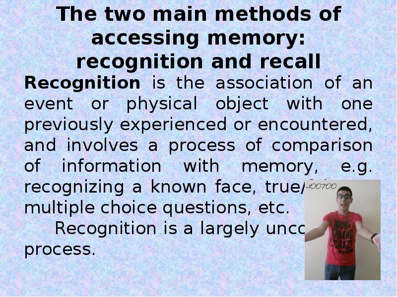 Cognitive psychic processes