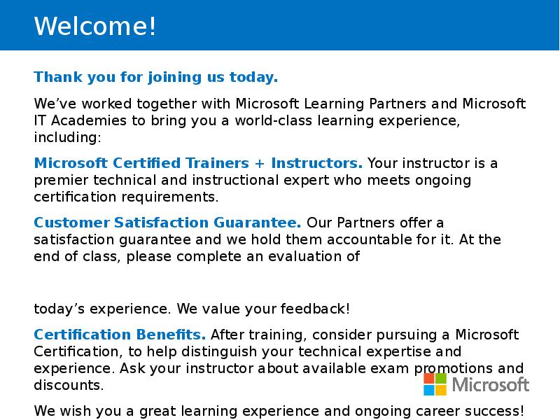 Microsoft Official Course. Programming in C#