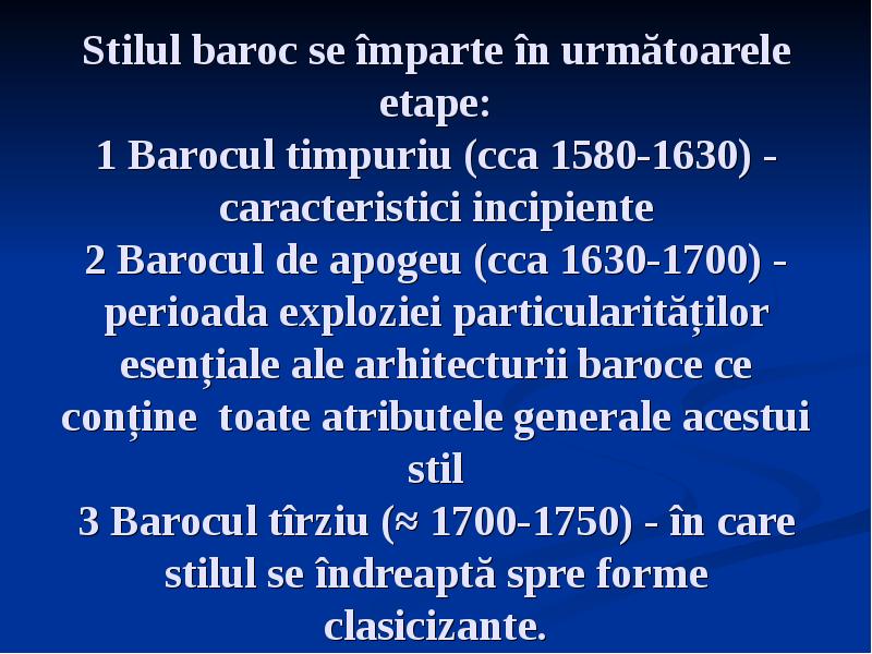 Stilul baroc în Italia