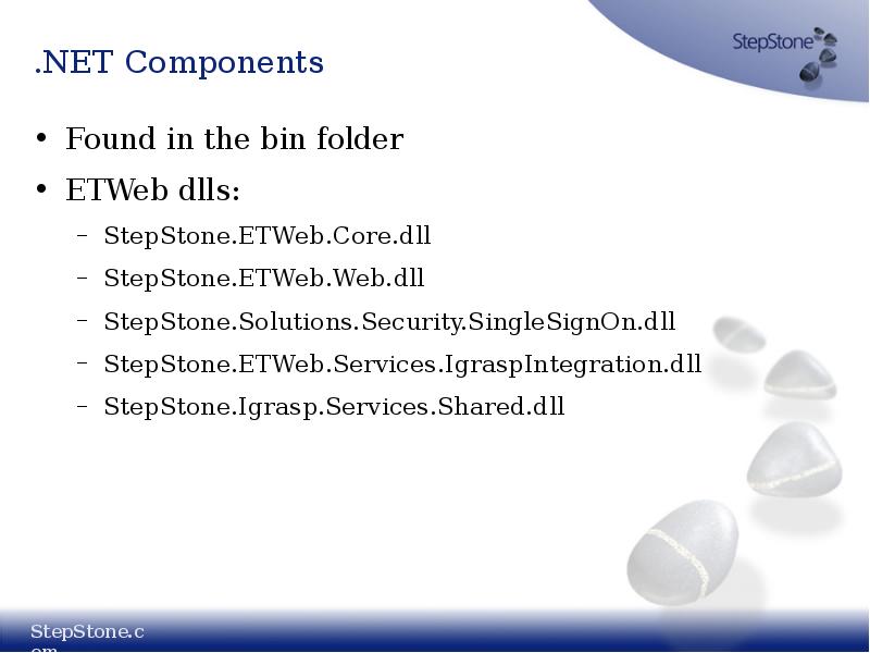 ETWeb Technical Training