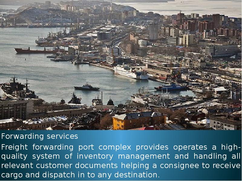 Vladivostok sea fish port