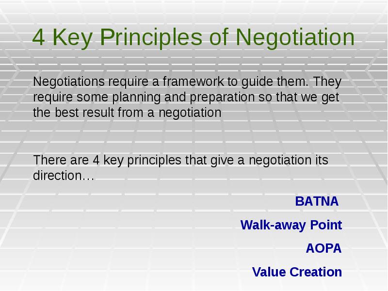 Business Communications (lecture 21 and 22) Negotiation Skills
