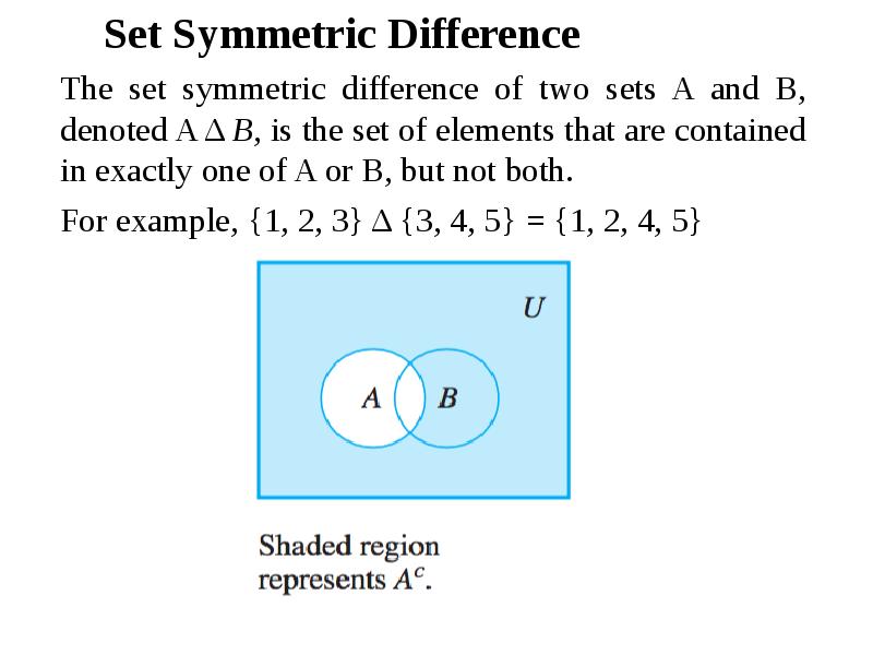 Discrete Mathematics Sets
