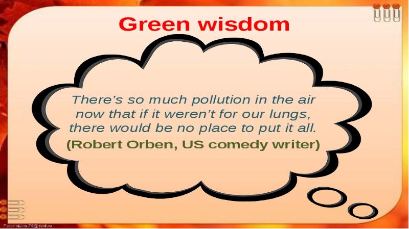 Air Pollution. Ways to solve this problem