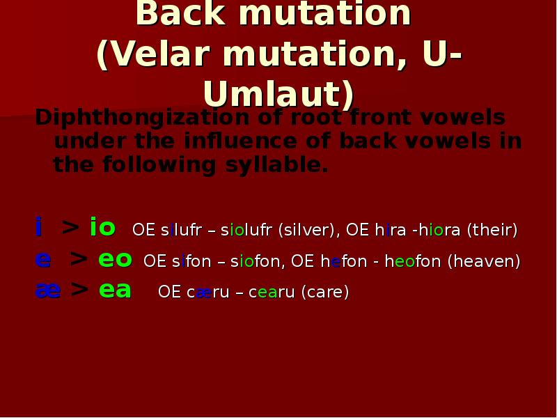 Lecture 2 old english phonology