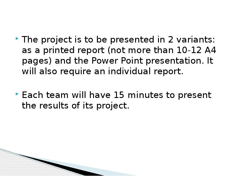 develop comprehensive and viable project plans by setting realistic ...