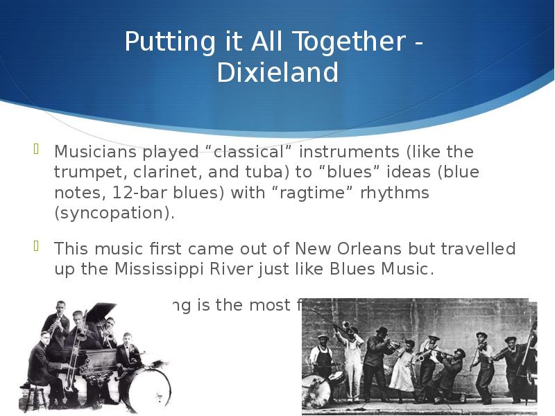 Blues and Jazz. Creating an American Artform