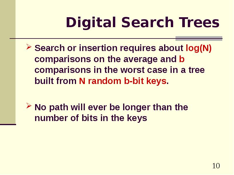 Chapter 4: Trees. Radix Search Trees