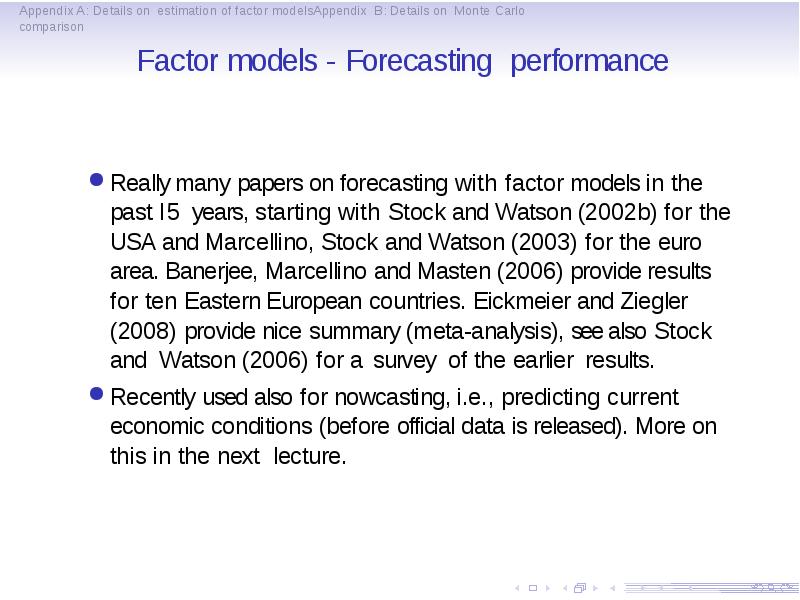 Basics of factor models
