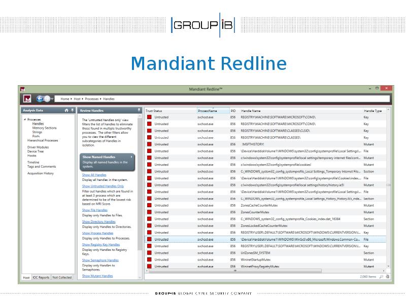 Исследование дампов оперативной памяти