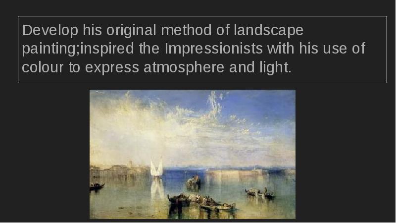 William Turner - презентация, доклад, проект