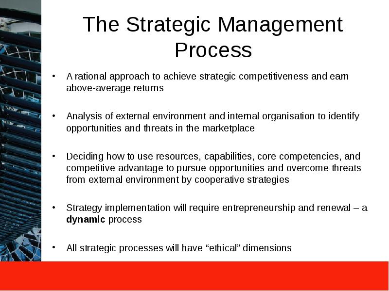 Lecture 1. Strategic management