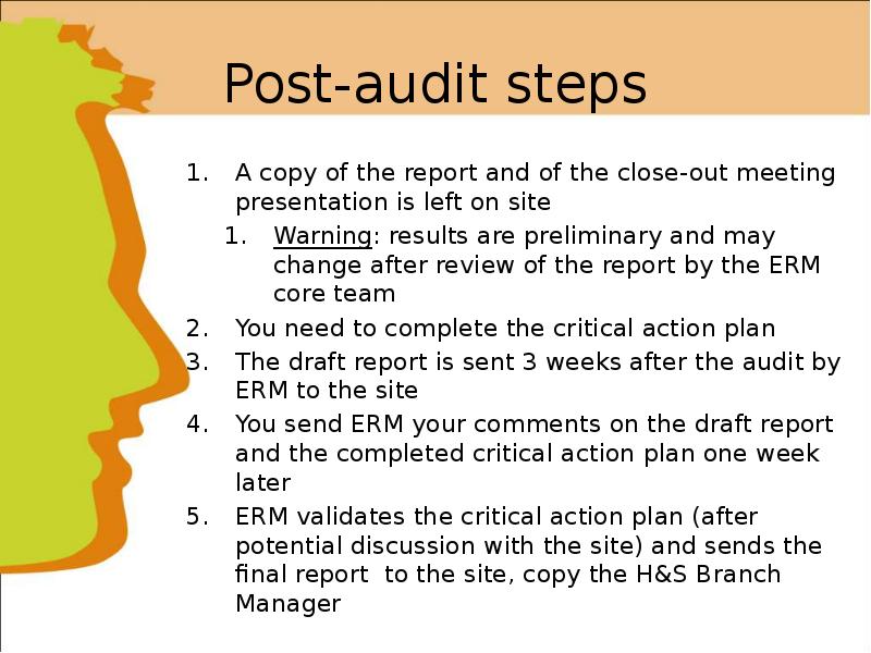 Closing meeting template