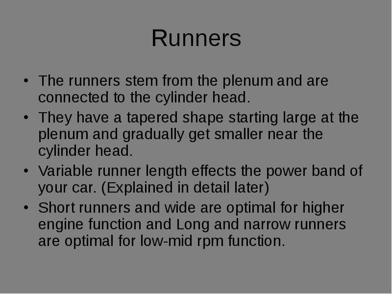 Intake and exhaust manifold, design. (Part 1)