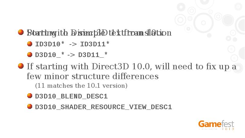 Directx 11. Technology update