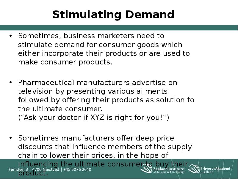 A business marketing perspective