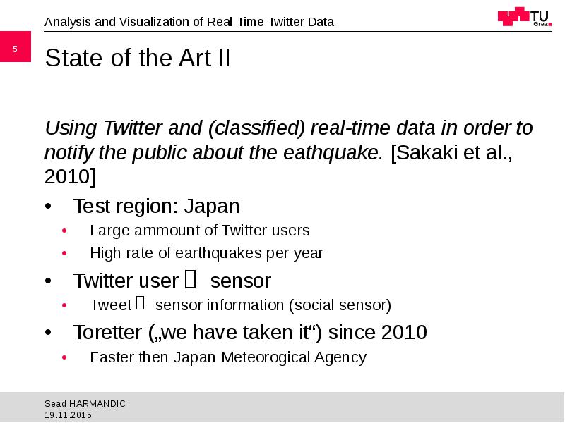 Analysis and Visualization of Real-Time Twitter Data