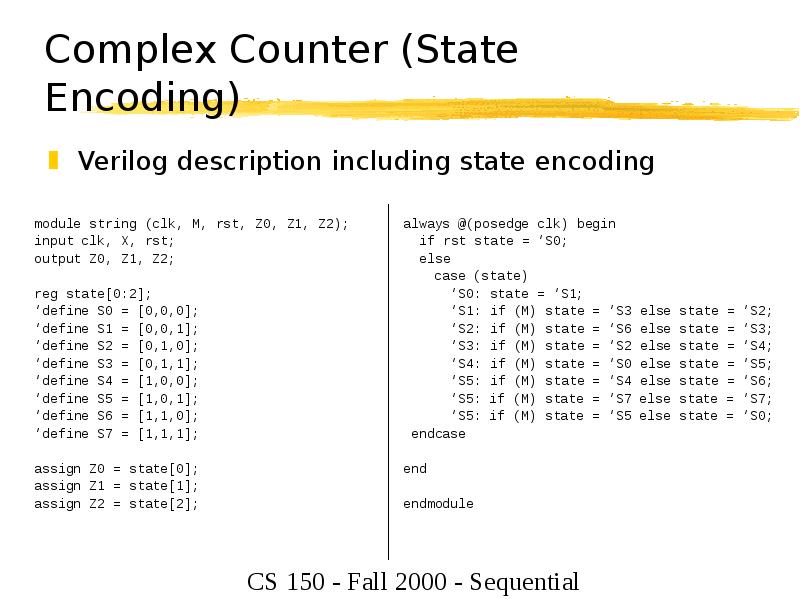 Sequential Logic Examples