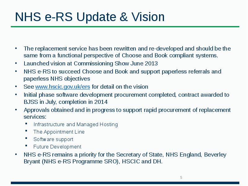 NHS e-Referral Service