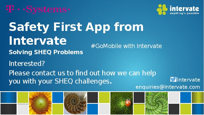 Safety First App from Intervate Solving SHEQ Problems