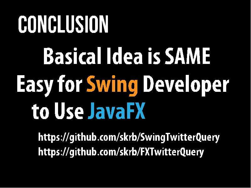 Migration from Swing to JavaFX